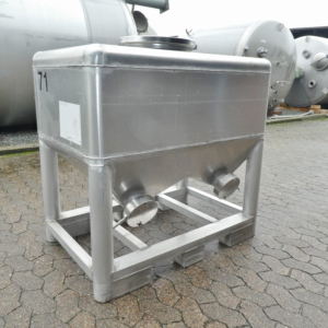 400 liter container van Aluminium