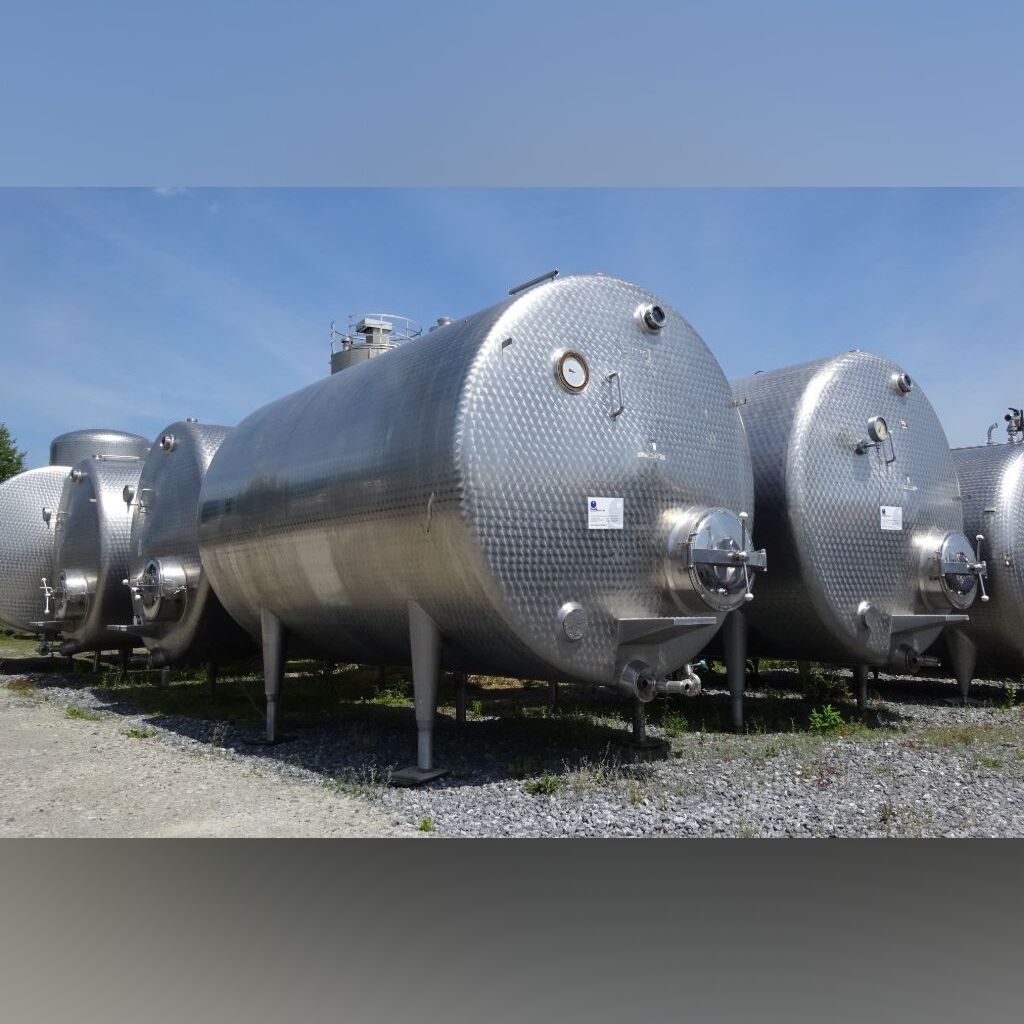 10000 liter horizontal agitator tank; Aisi304 with propeller agitator