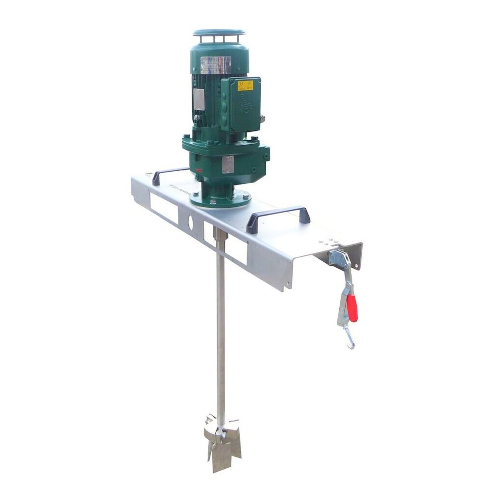 ex-proof IBC agitator / geared ATEX container mixer with foldable ...