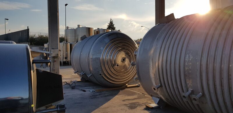 Retrofitting of half-pipe coils for 6 used mixing tanks