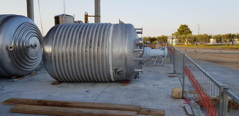 Retrofitting of half-pipe coils for 6 used mixing tanks