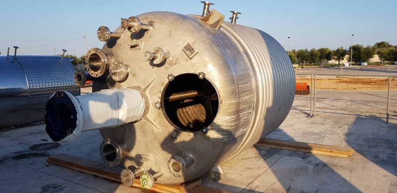 Retrofitting of half-pipe coils for 6 used mixing tanks