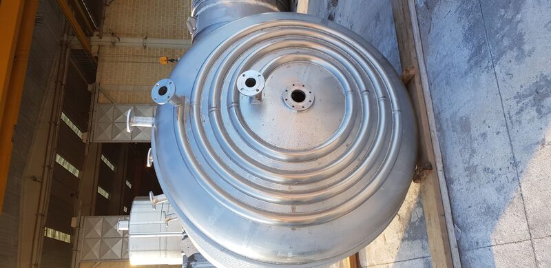 Retrofitting of half-pipe coils for 6 used mixing tanks